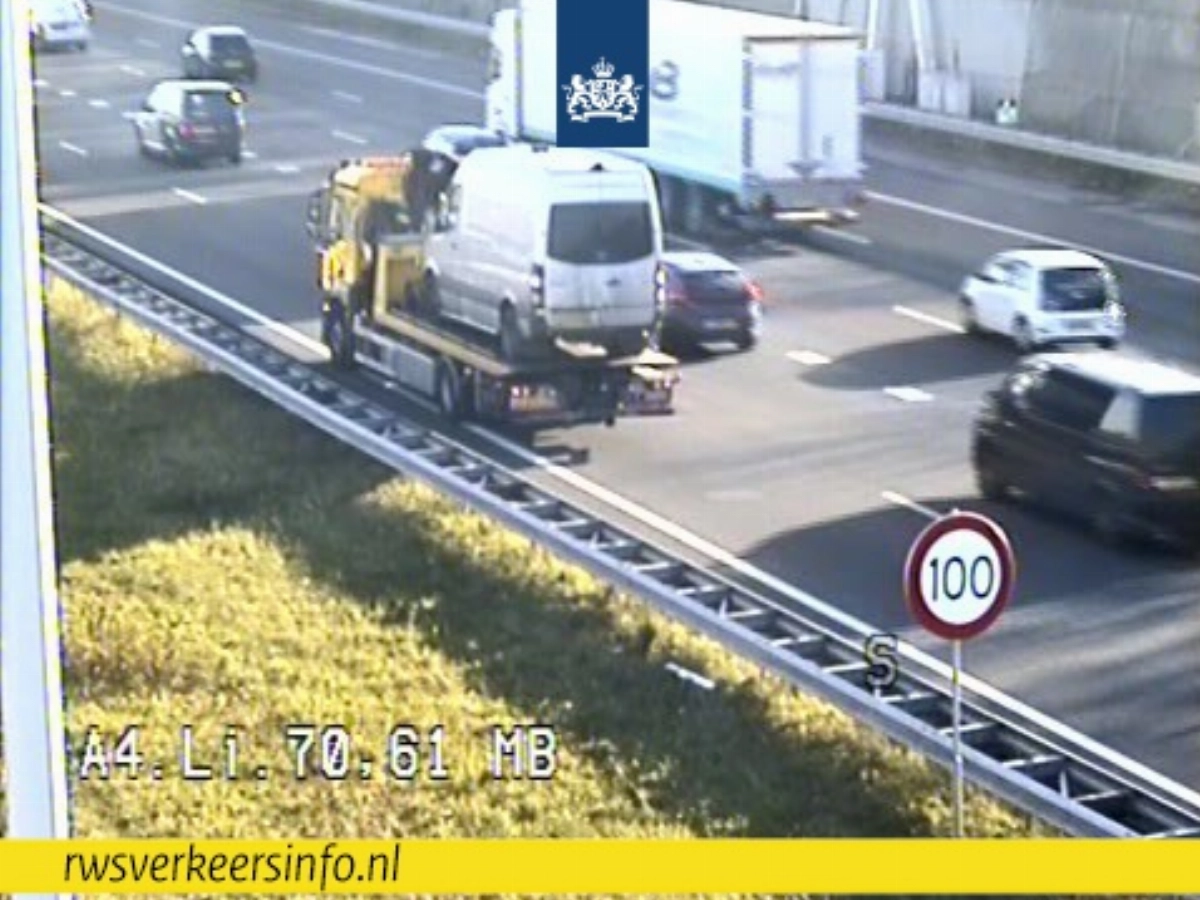 Flinke file voor Ketheltunnel door ongeluk - Maassluis24