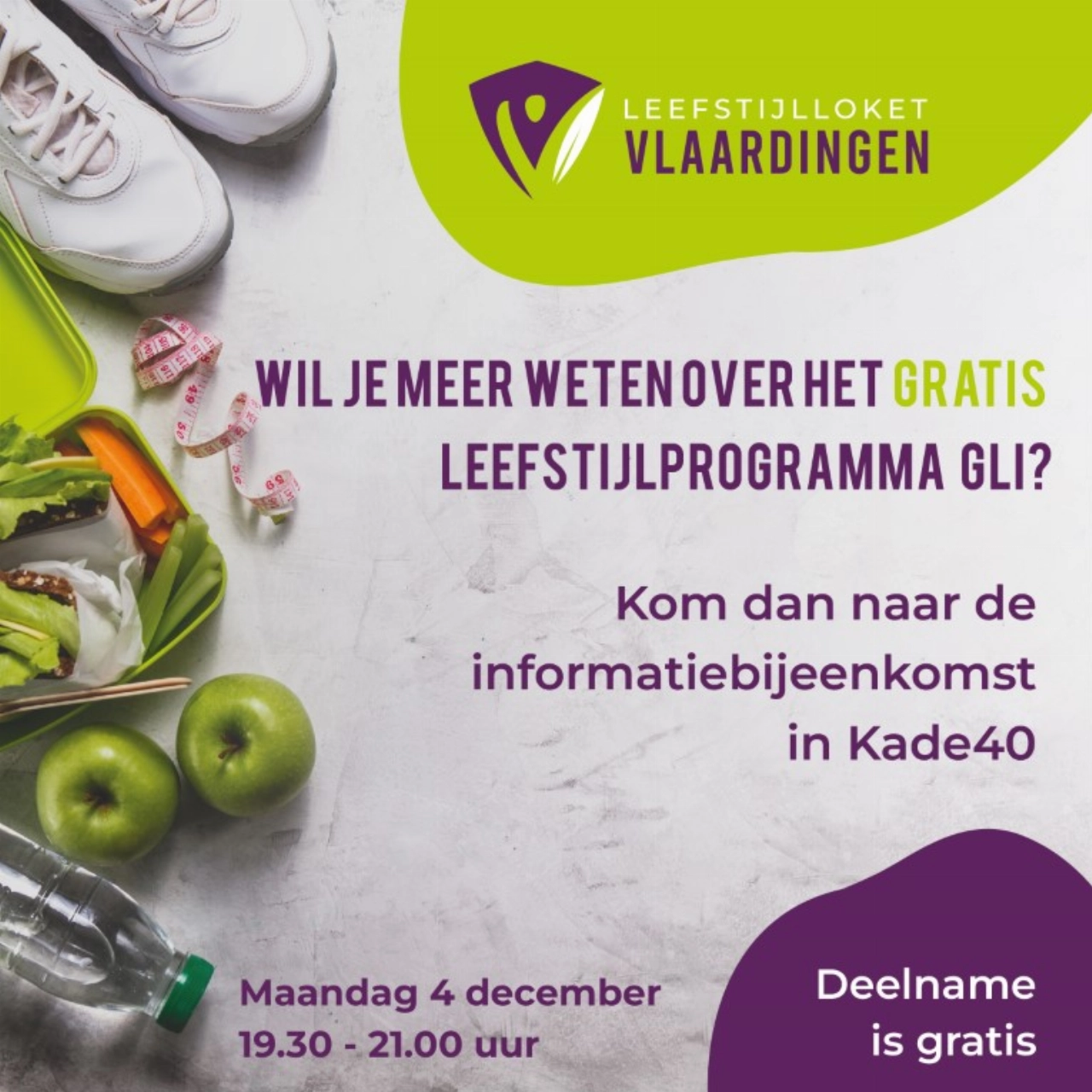 Wil je meer weten over gratis leefstijlprogramma GLI? - Vlaardingen24